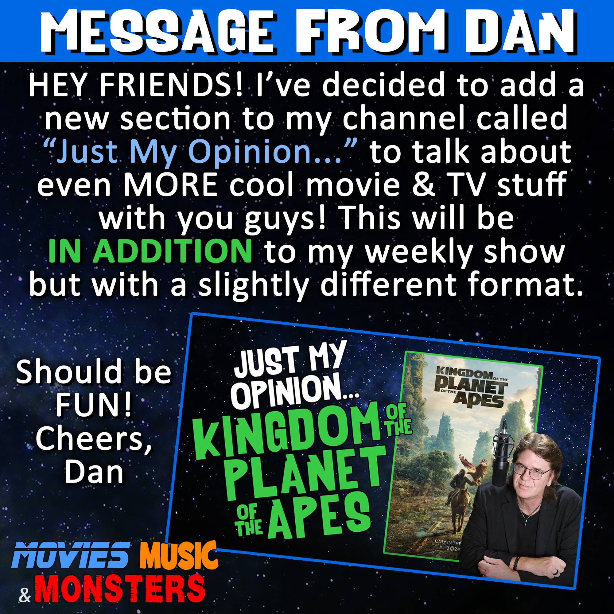 Post from Dan Monroe / Movies, Music & Monsters