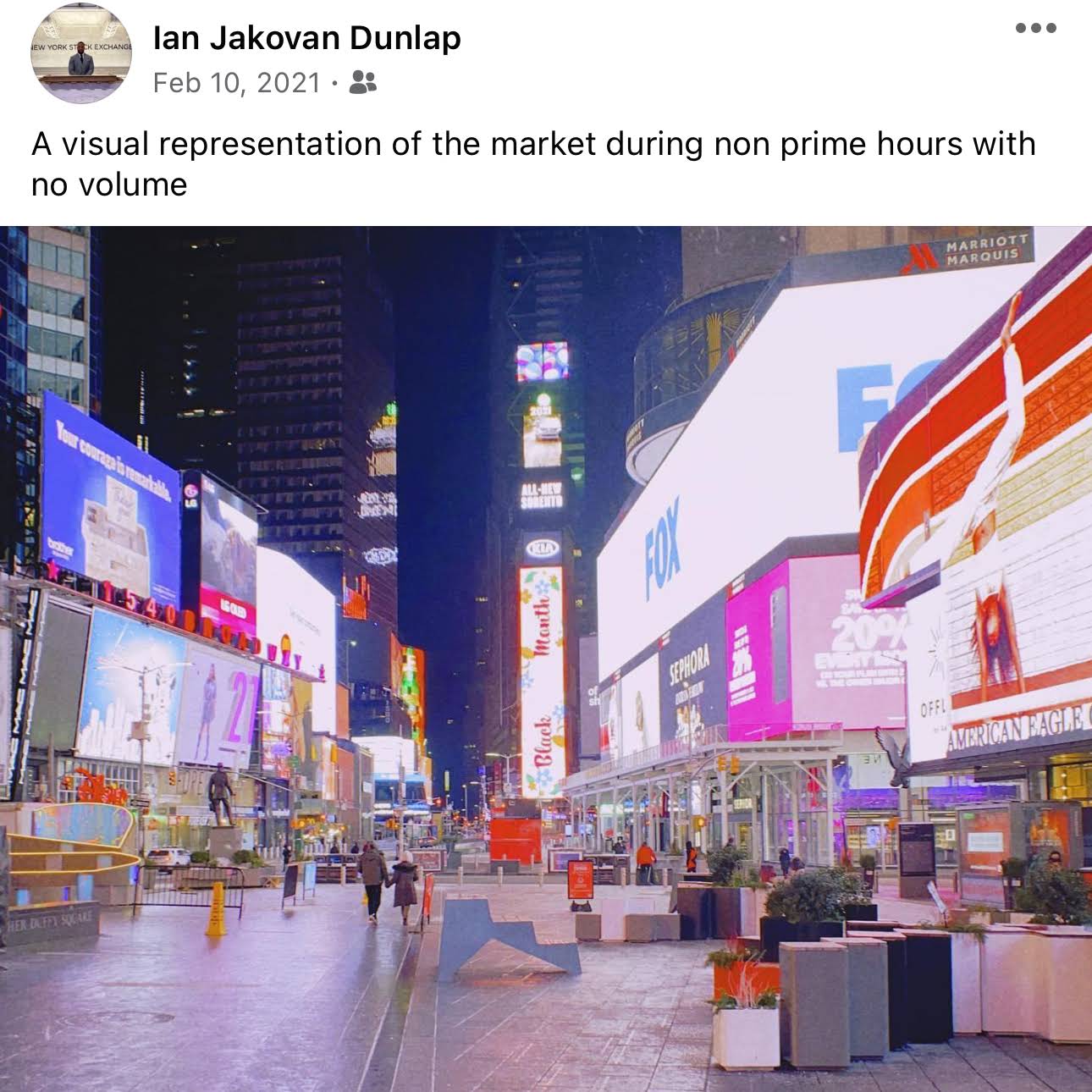 Post from Ian Dunlap