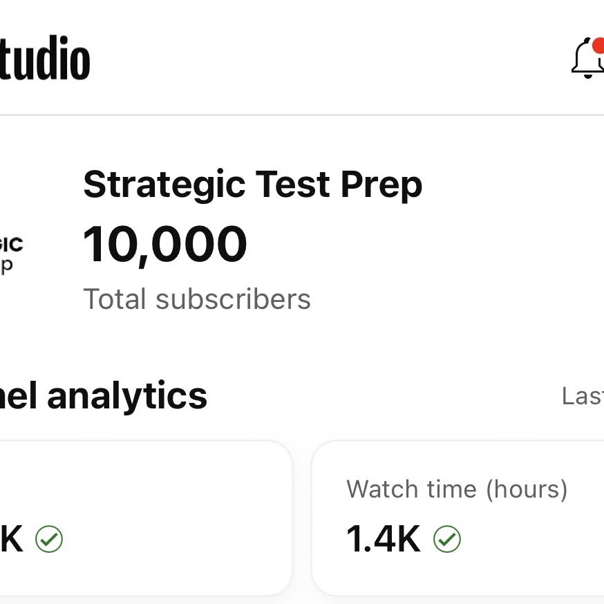 Post from Strategic Test Prep