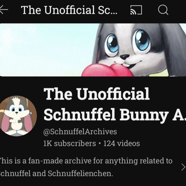 Post from The Unofficial Schnuffel Bunny Archives