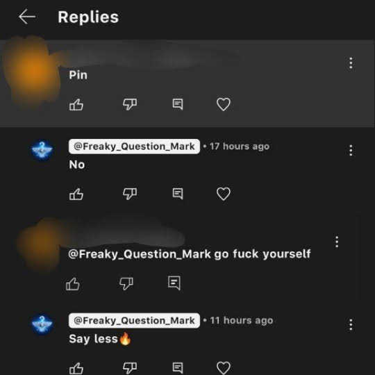 Post from Freaky Question Mark