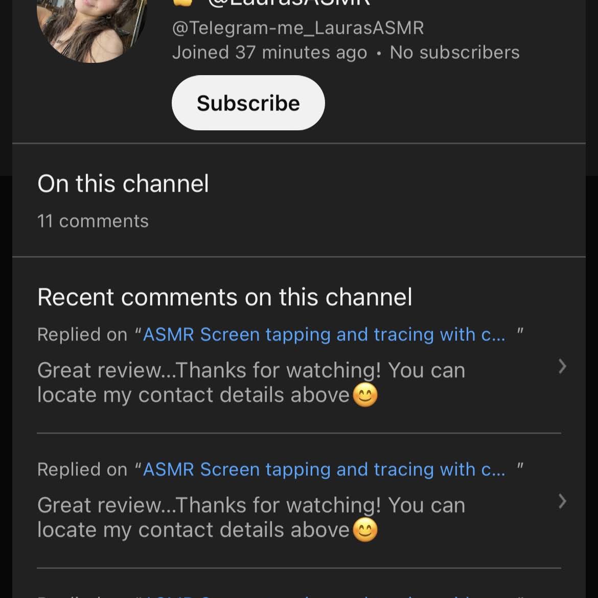 Post from Laura’s ASMR