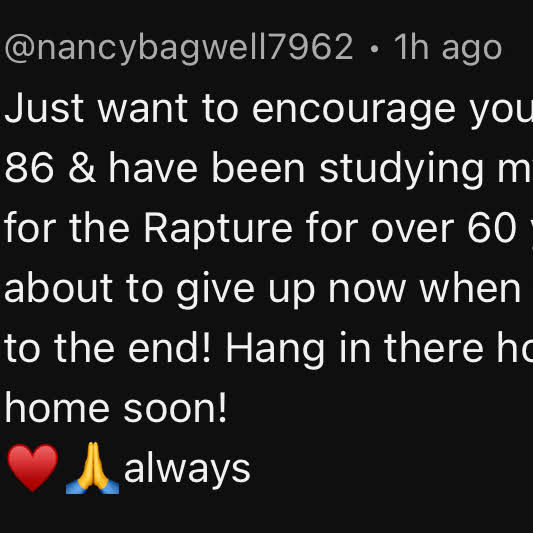 Post from TOL End Times