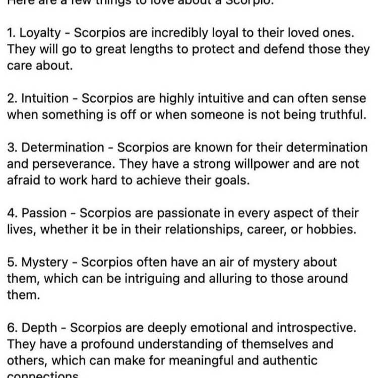 Post from THE SCORPIO FAMILY