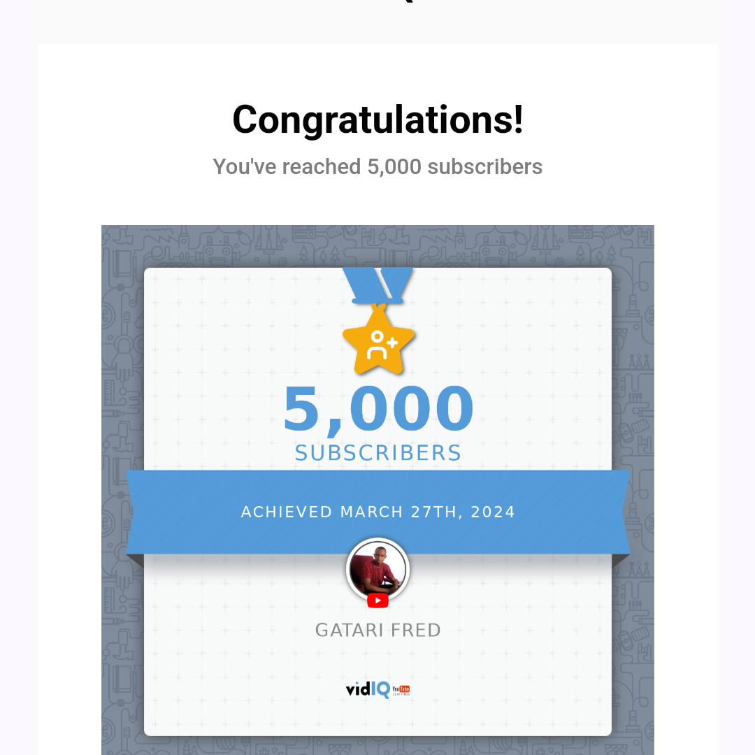 Post from Gatari Fred