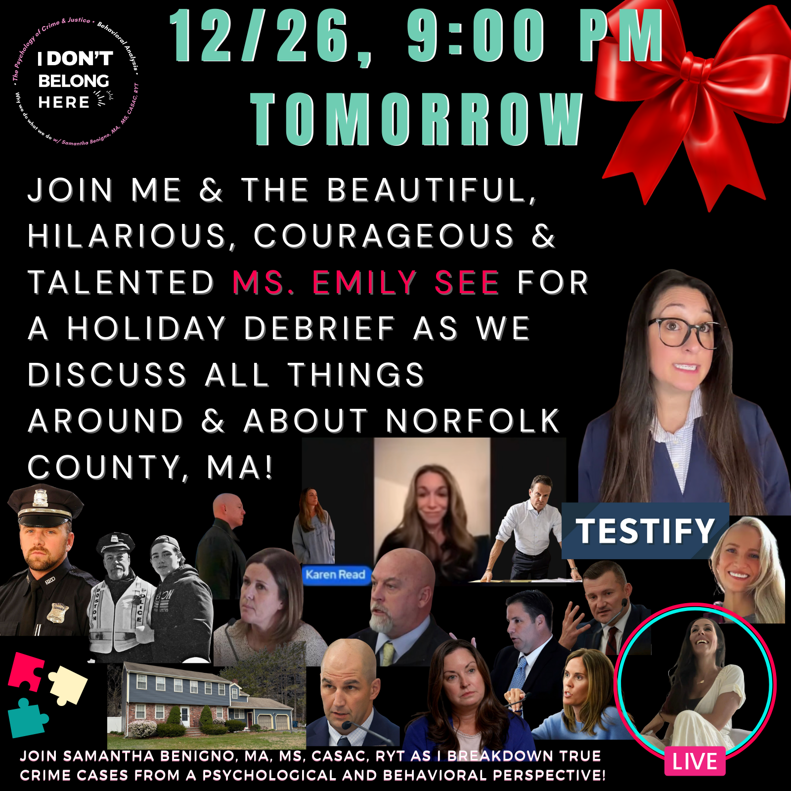 Post from I Dont Belong Here w/ Samantha Benigno, MS, MA