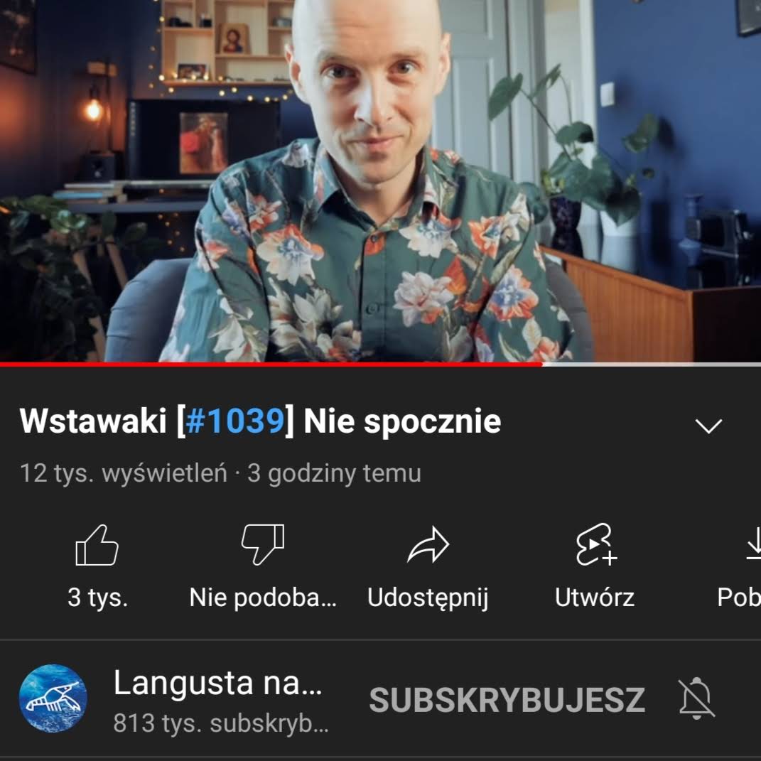 Post from Tomasz Samołyk