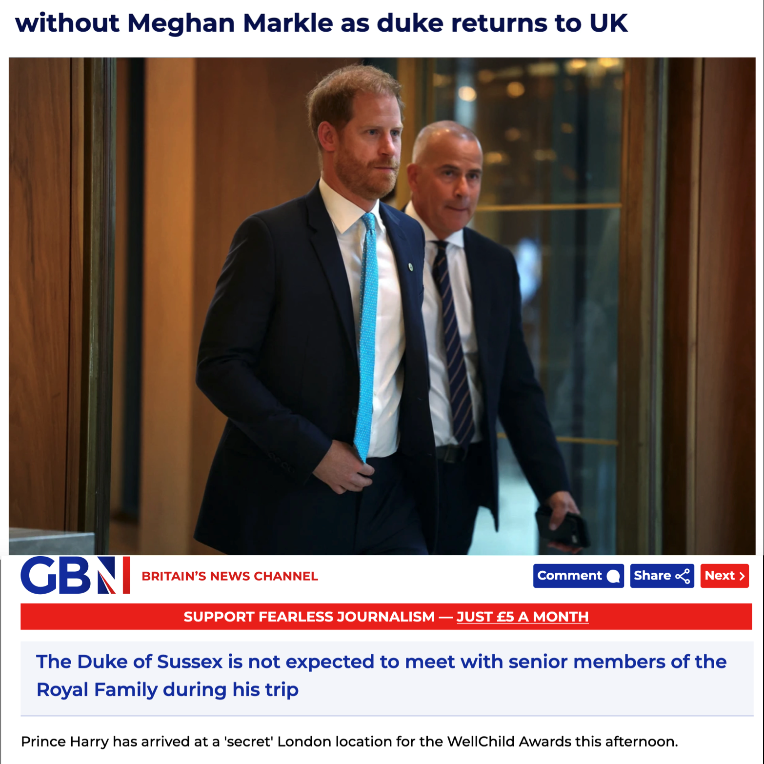 Post from The Royal Grift