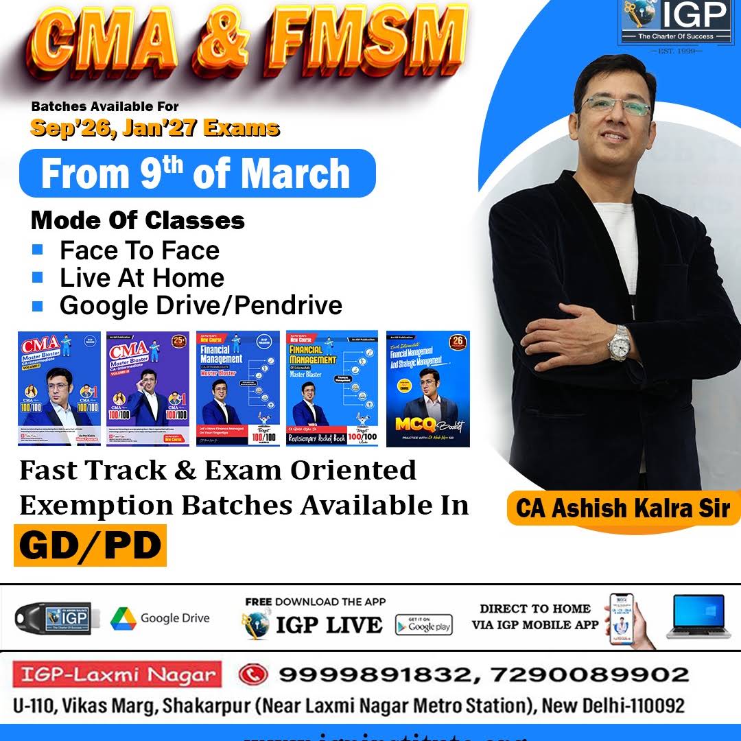 Post from IGP CLASSES