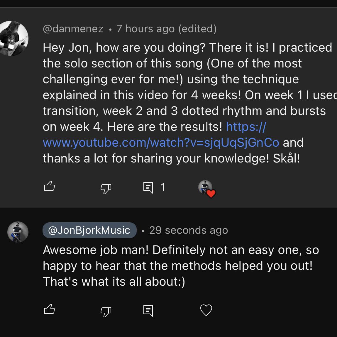 Post from Jon Bjork