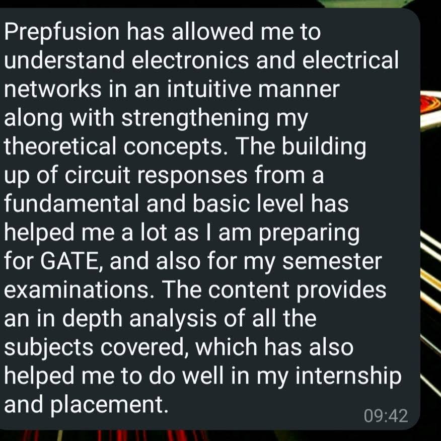 Post from PrepFusion - GATE