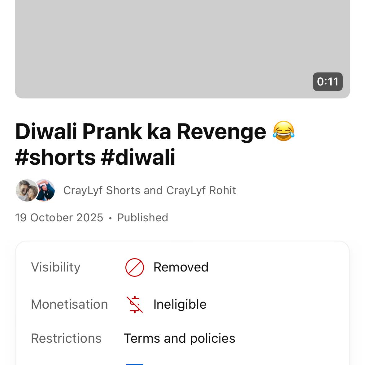 Post from CrayLyf Rohit