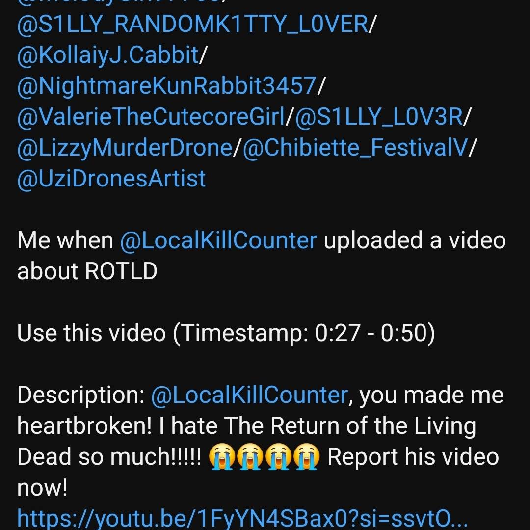 Post from Local Kill Counter