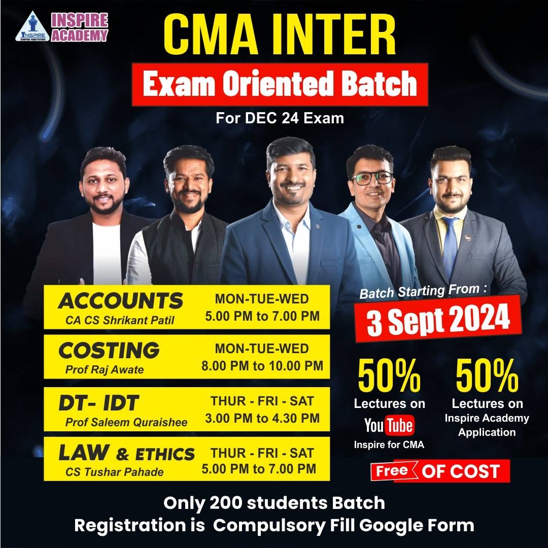 Post from INSPIRE FOR CMA