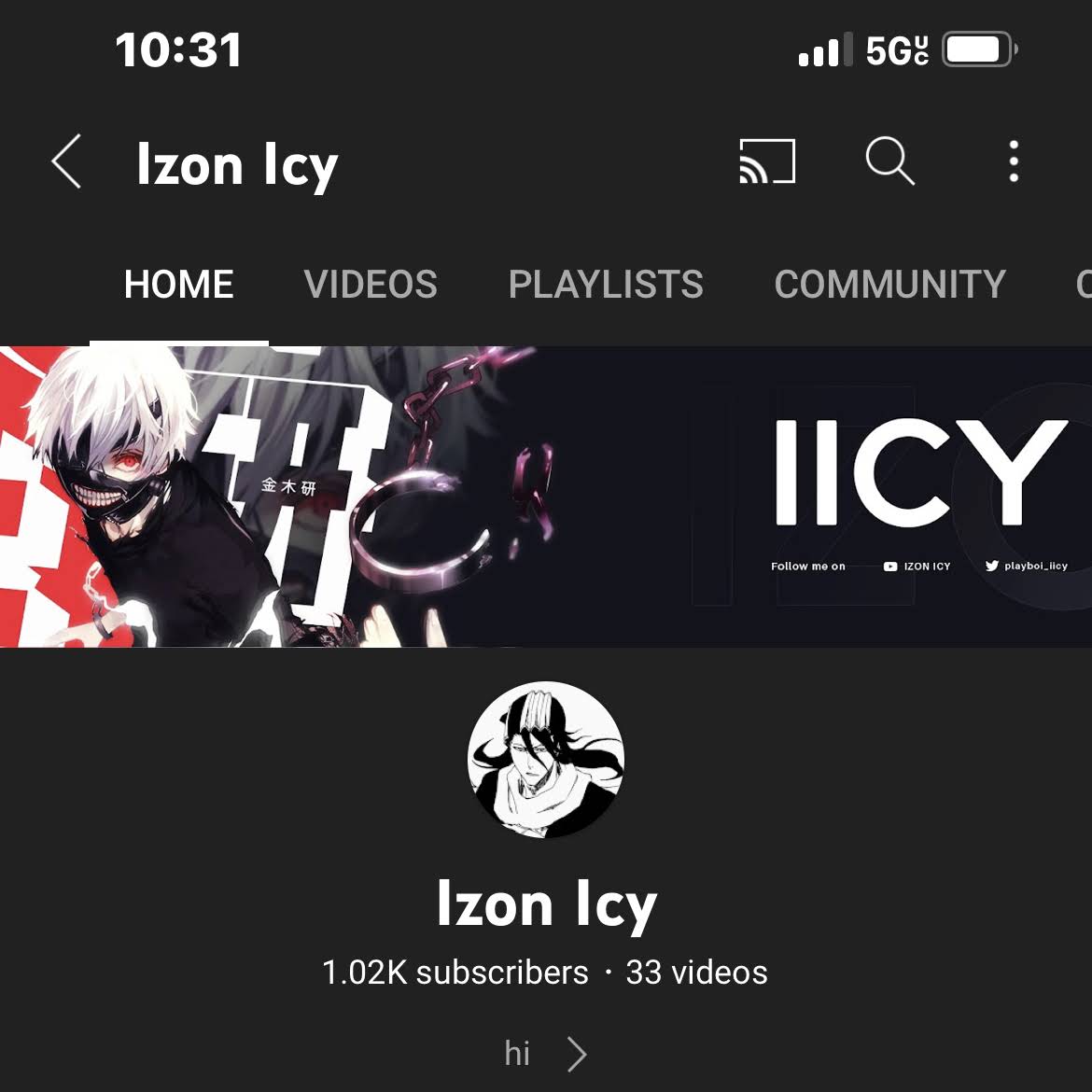 Post from Izon Icy