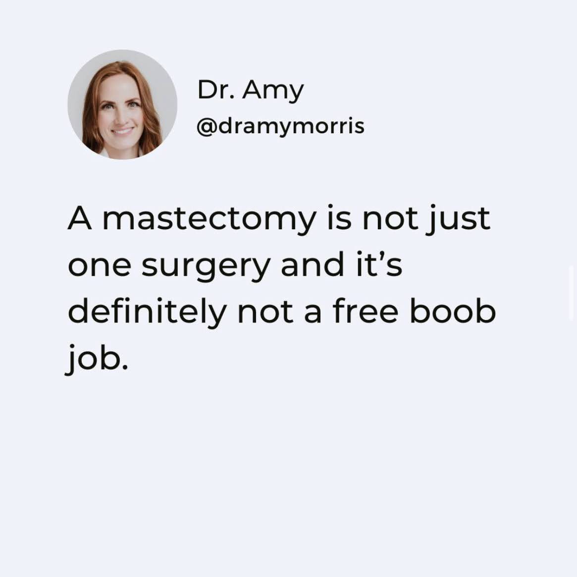 Post from Dr. Amy - Cancer Researcher & Cancer Survivor
