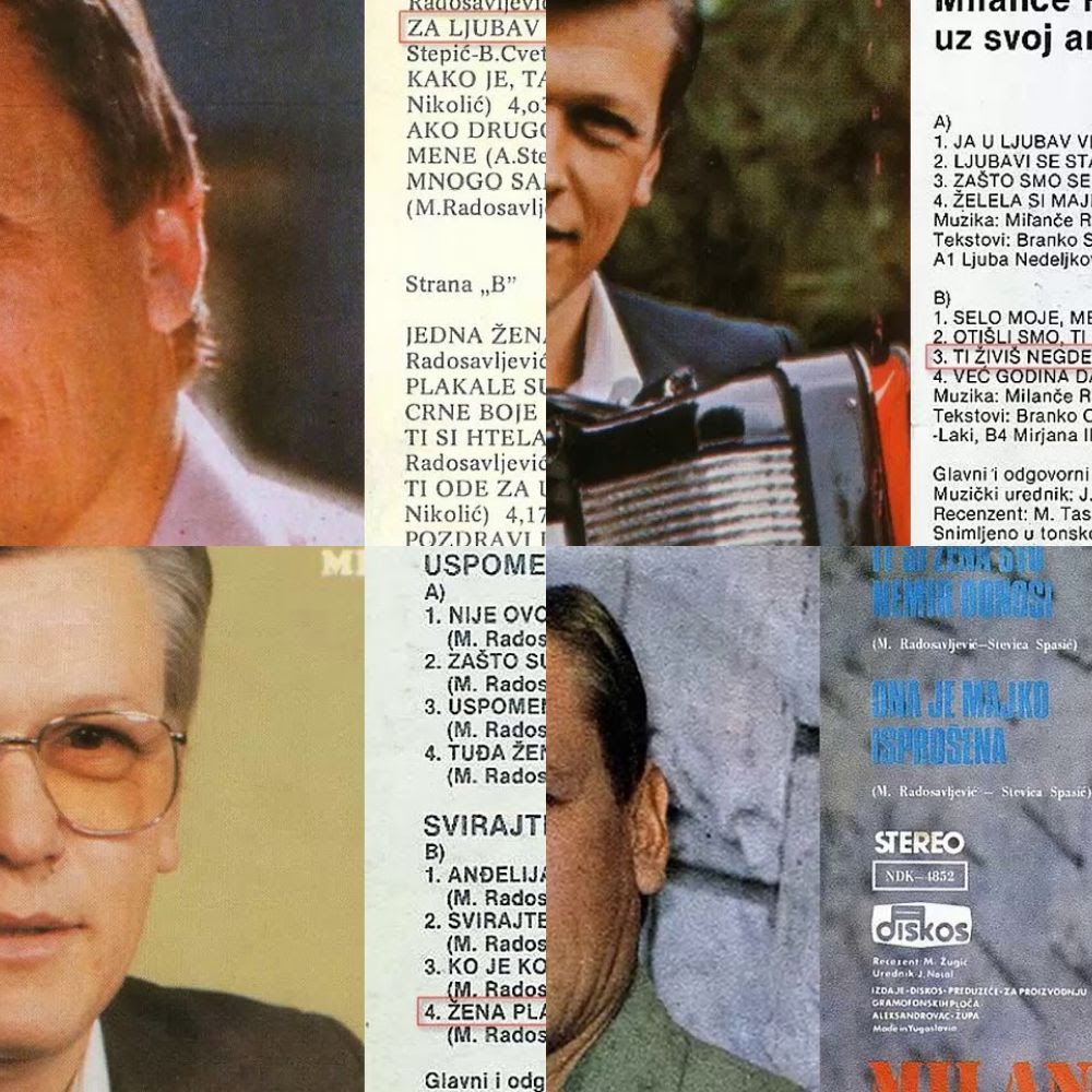 milance radosavljevic - sve pjesme audio
