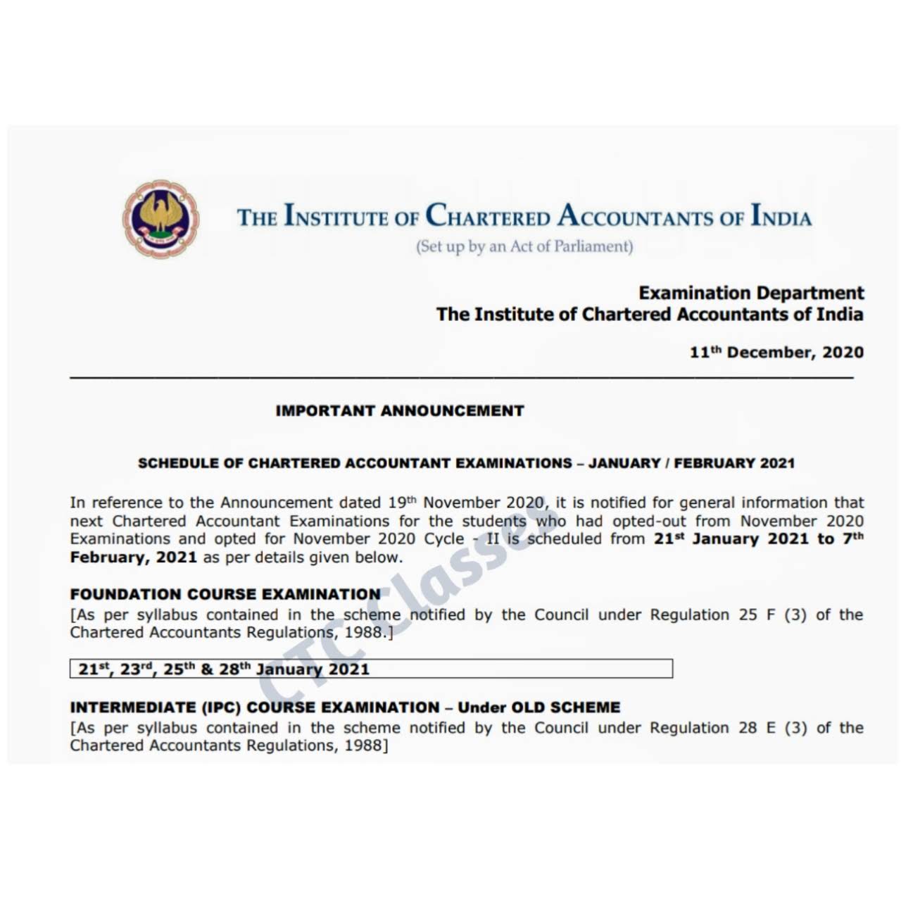 Post from Commerce Tuition Classes CTC