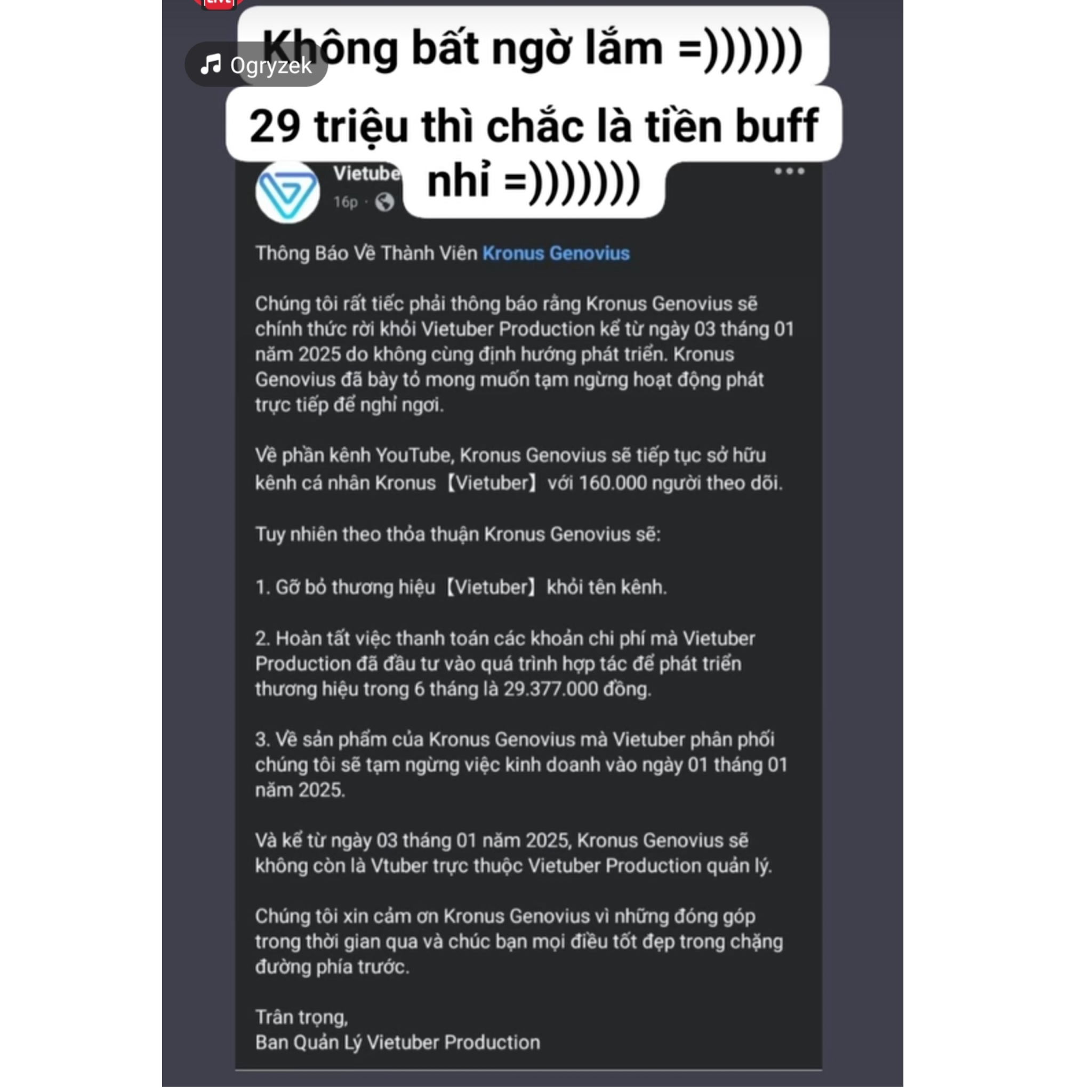 Post from Lâm Tú Ngân