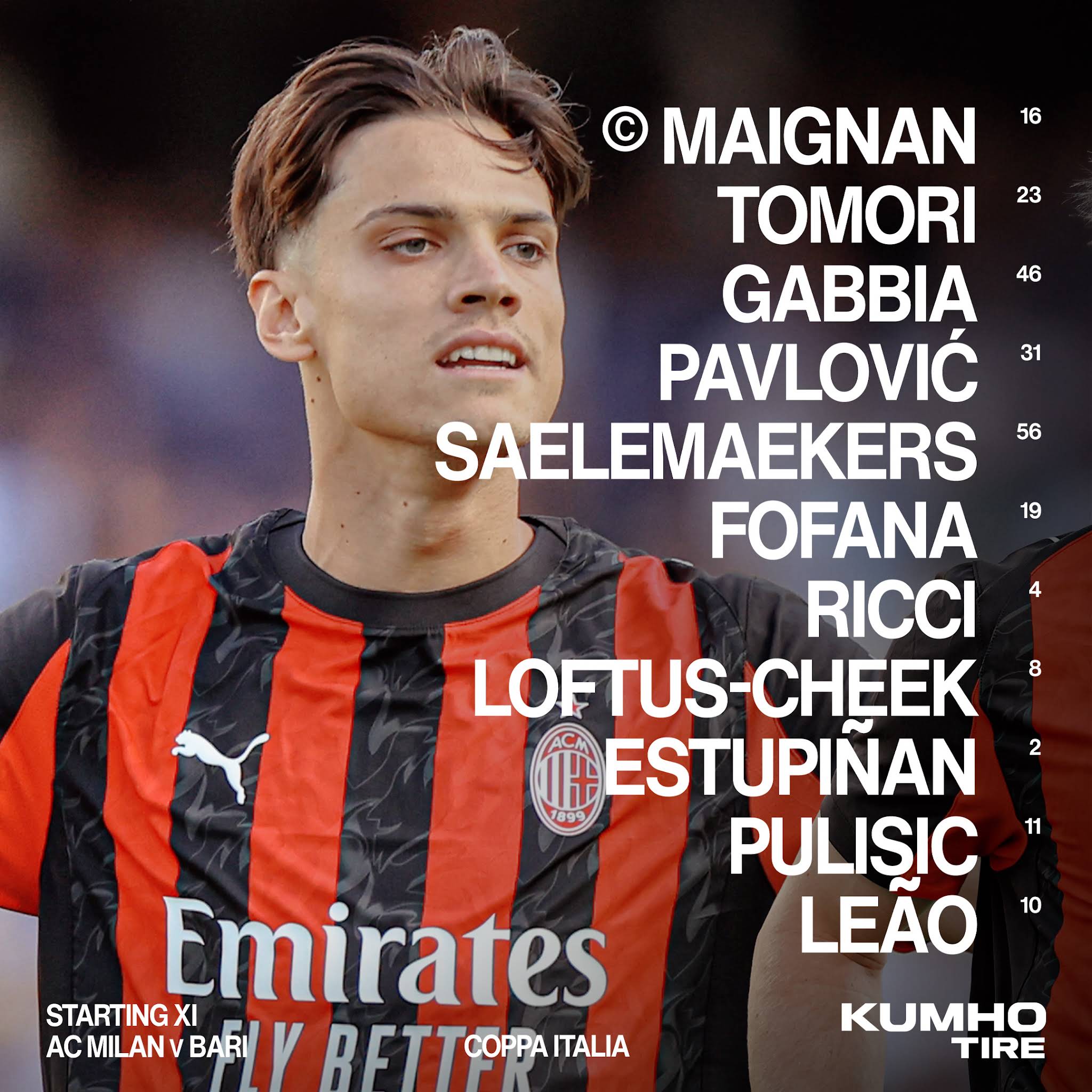 Post from AC Milan