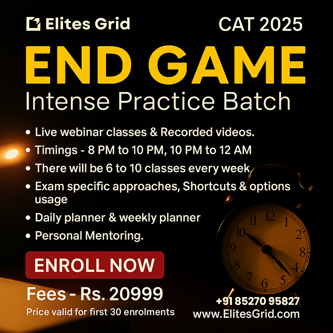 Post from ELITES GRID - CAT PREP