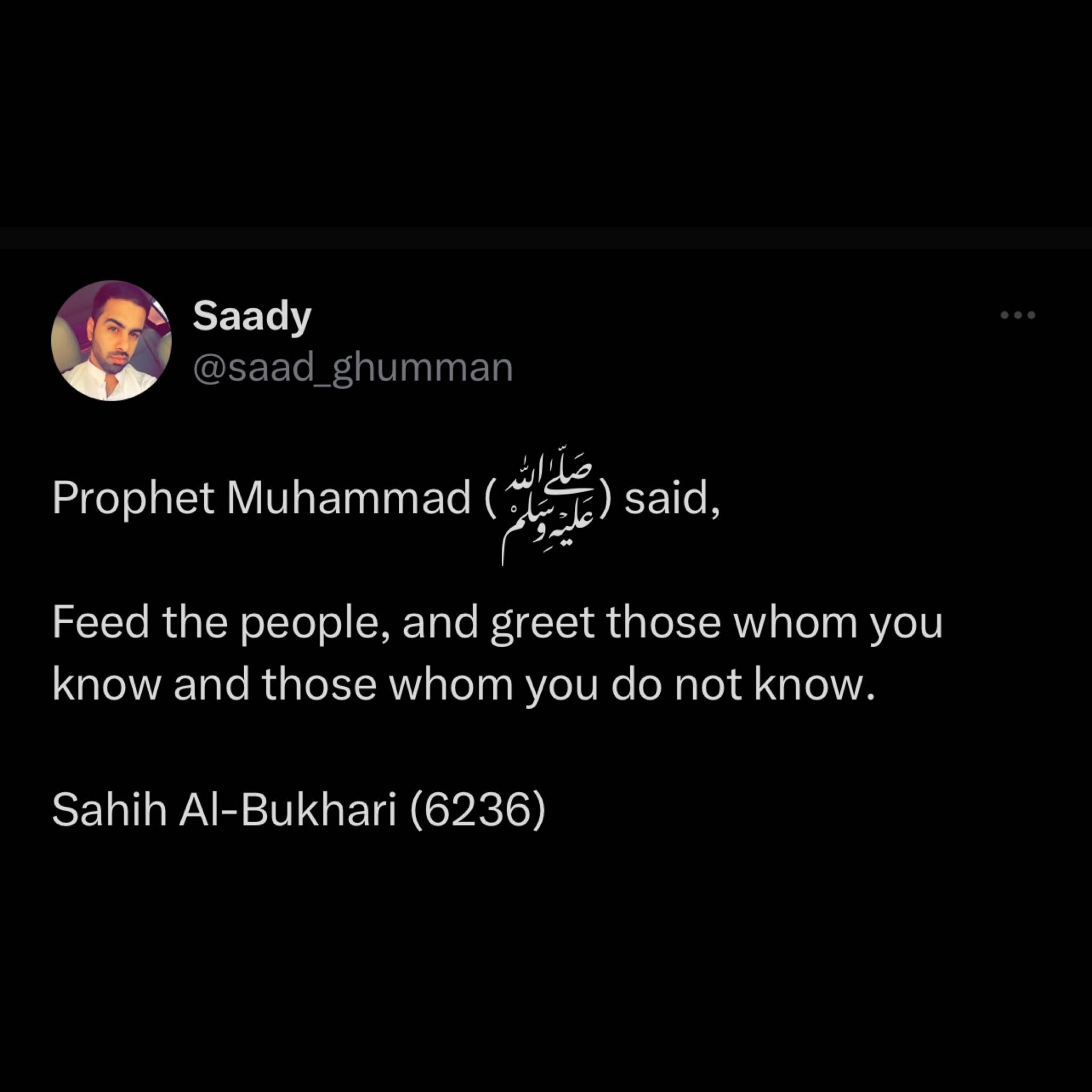 Post from Saady