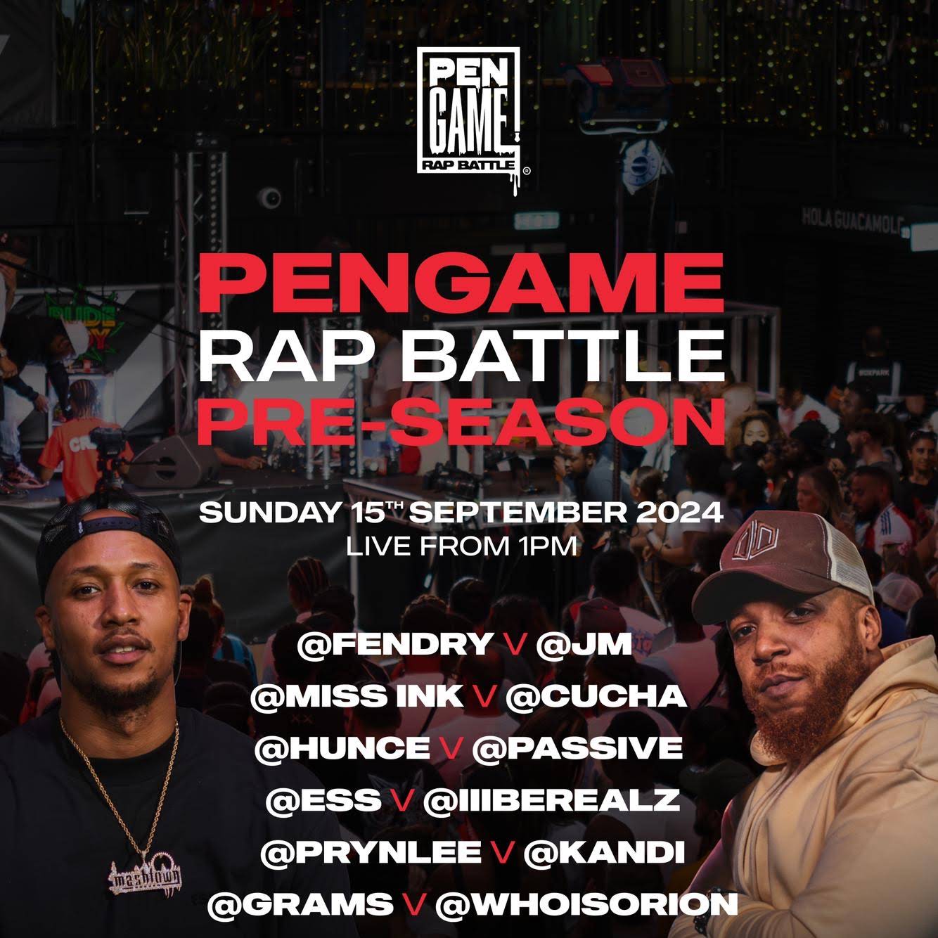 Post from Pen Game Rap Battle