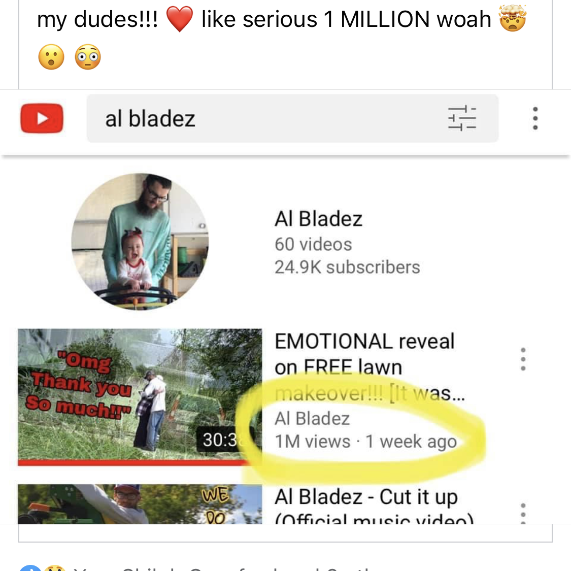 Post from Al Bladez