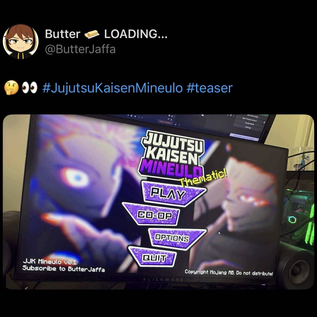 Post from ButterJaffa