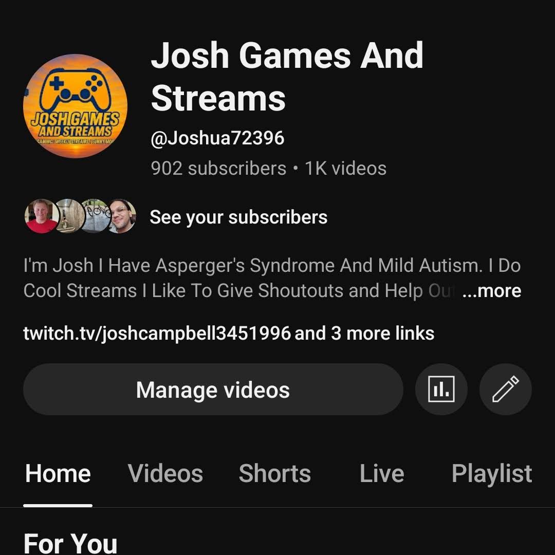 Post from Josh Games And Streams