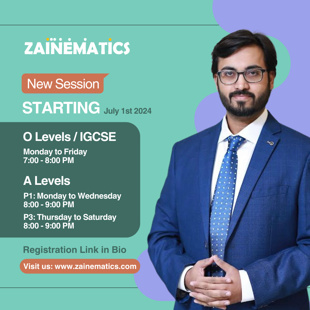 Post from ZAINEMATICS