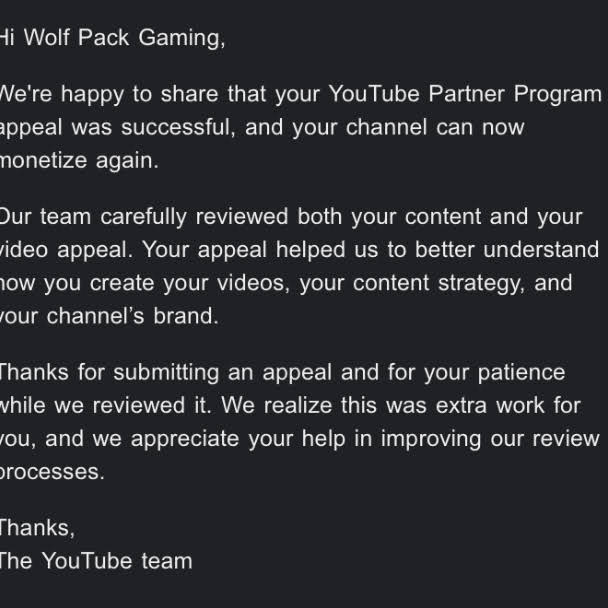 Post from Wolf Pack Gaming