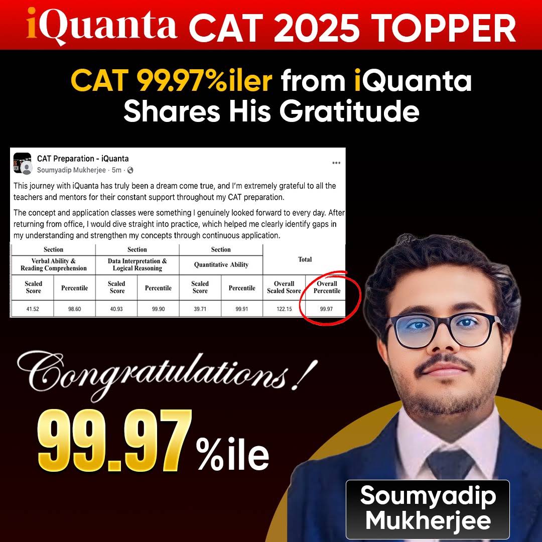 Post from CAT Preparation - iQuanta