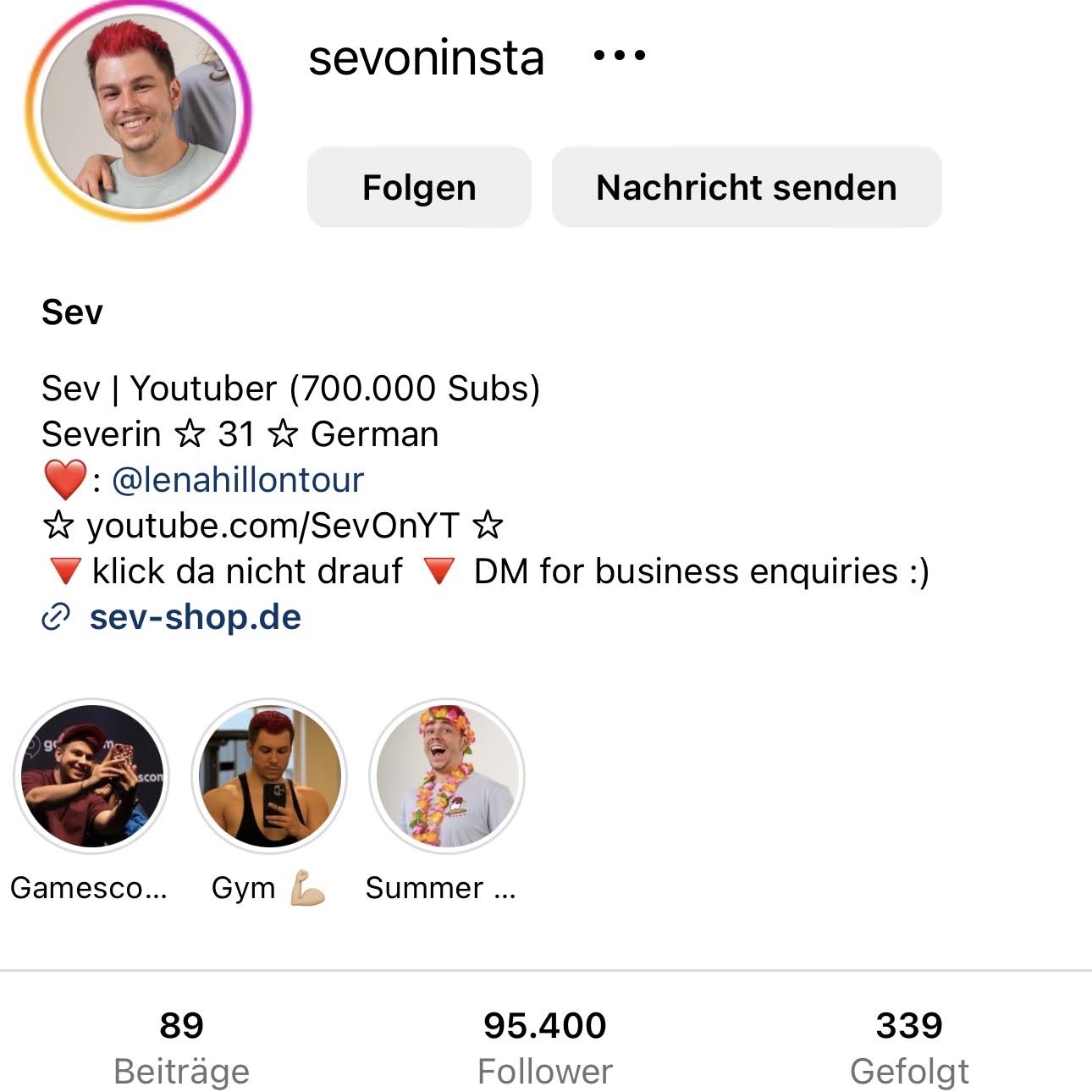 Post from Sev
