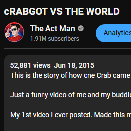 Post from The Act Man