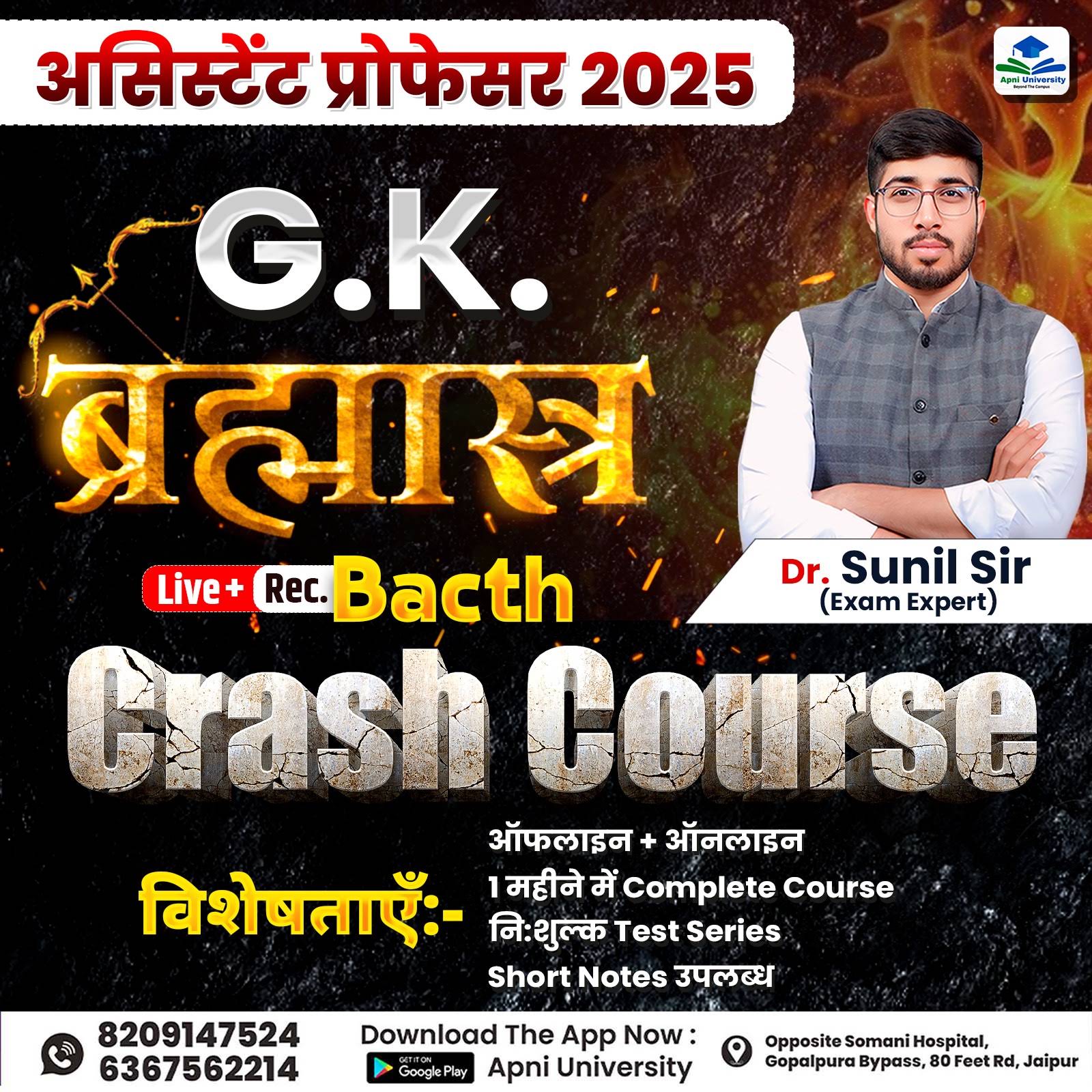Post from Apni University RPSC Exam