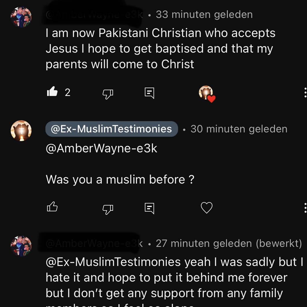 Post from Ex-Muslim Testimonies