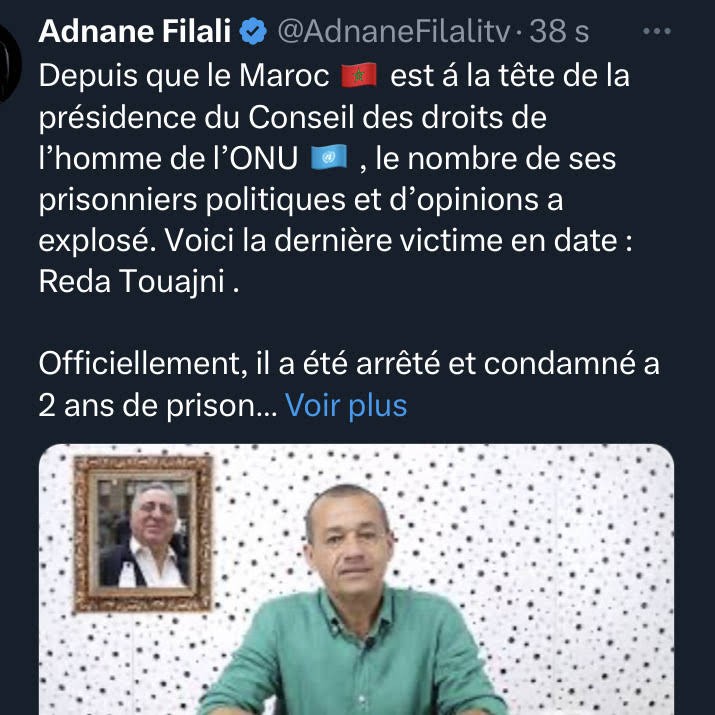 Post from Adnane Filali TV