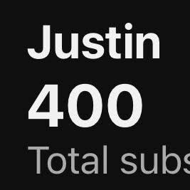 Post from Justin
