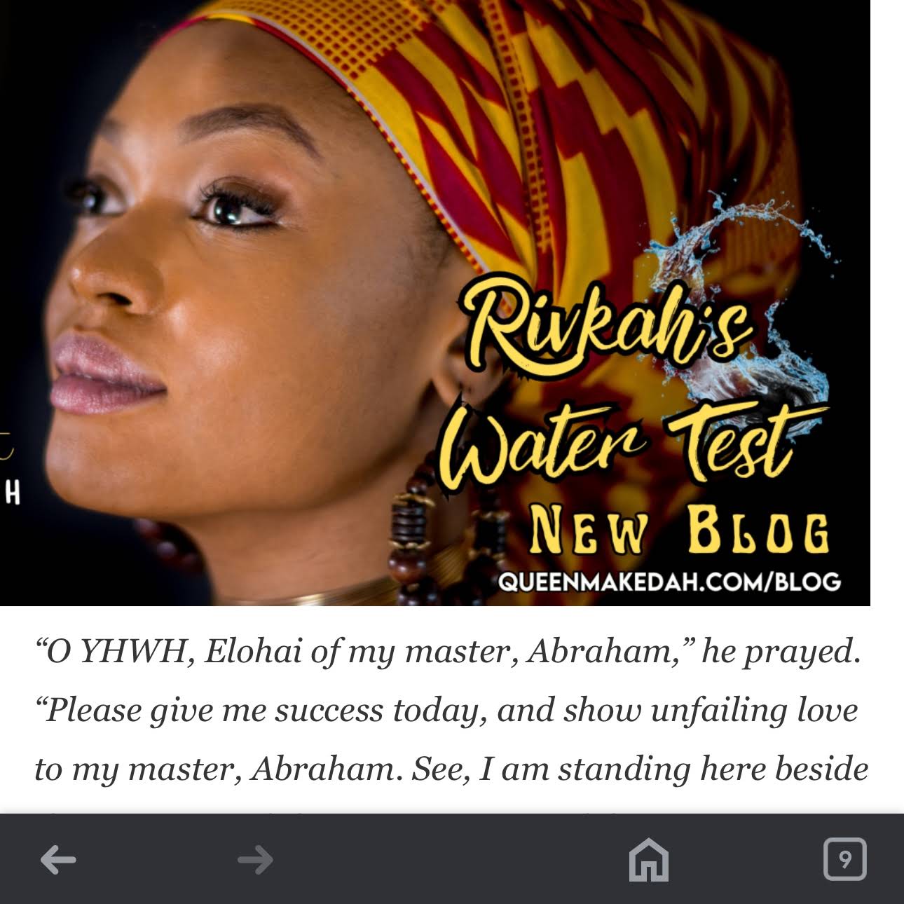 Post from Queen Makedah