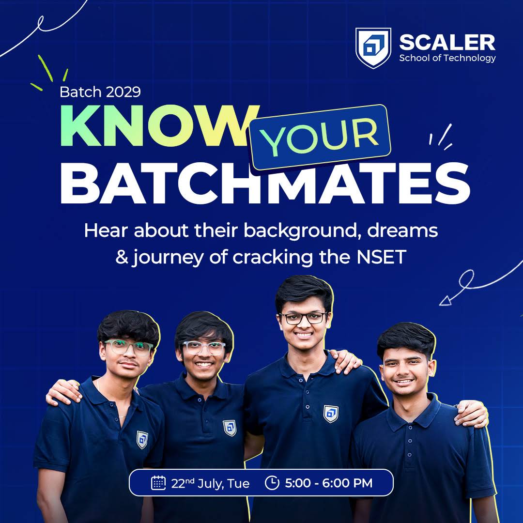 Post from Scaler School of Technology