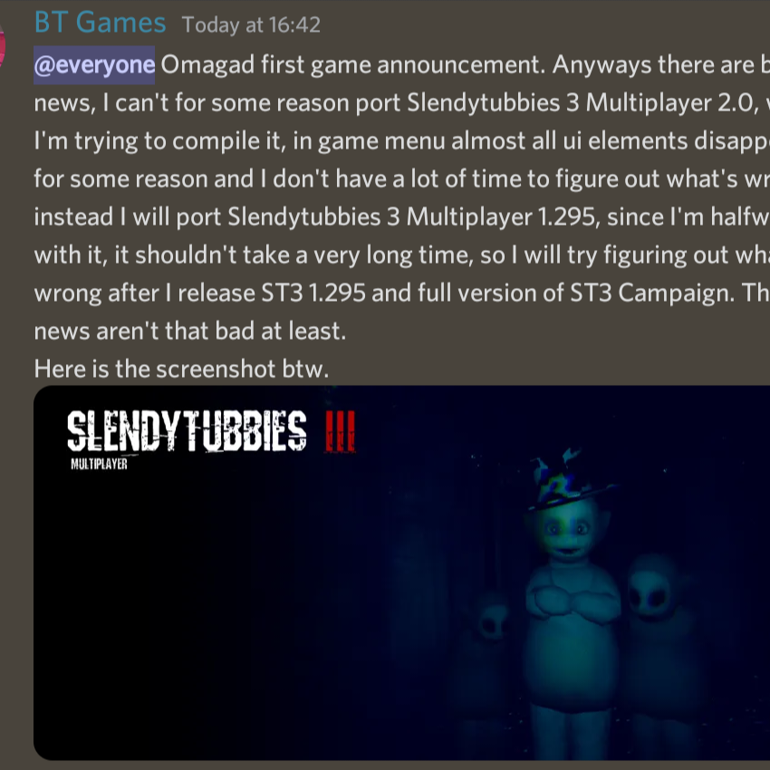 Post from BT Games