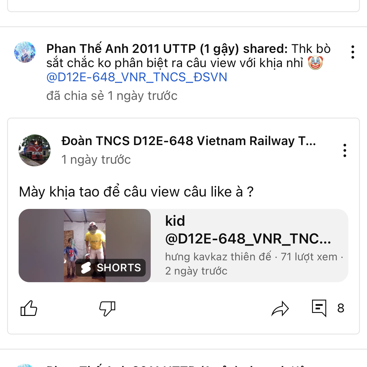 Post from Đoàn TNCS D12E-648 Vietnam Railway Train 🇻🇳