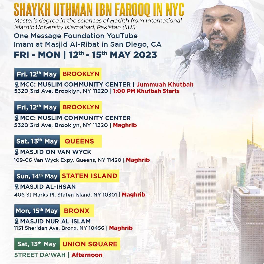 Post from One Message Foundation