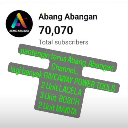 Post from Abang Abangan