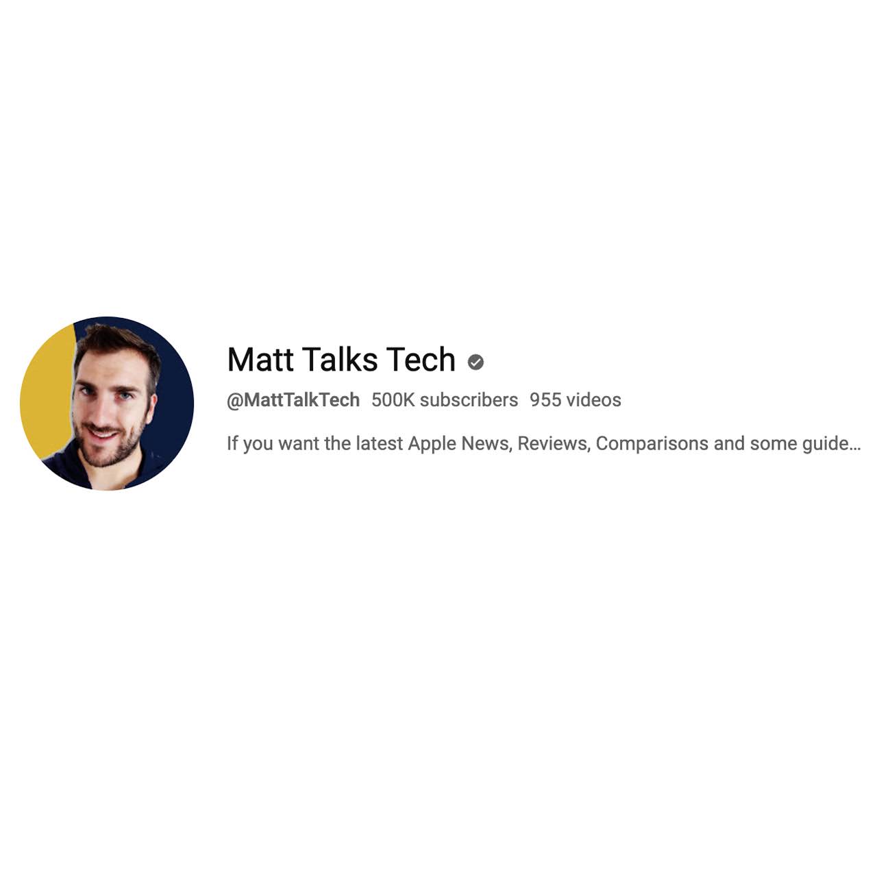 Post from Matt Talks Tech
