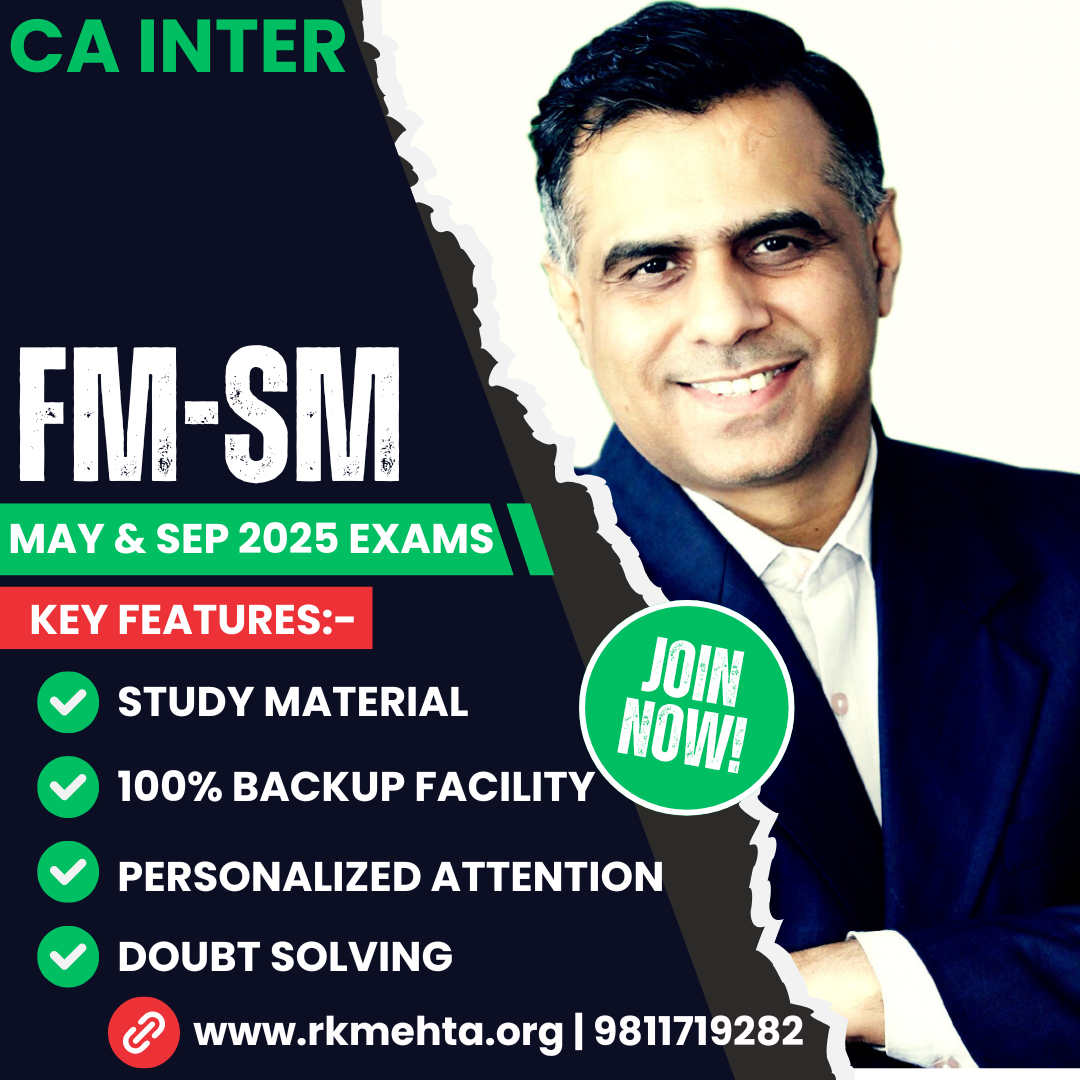 Post from CA R.K. Mehta Classes