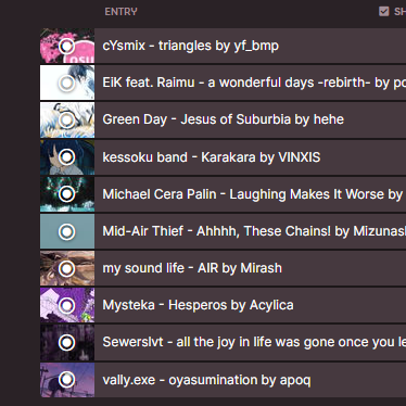 Post from Shauns osu spam