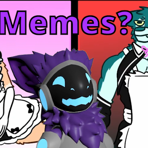 Post from generic purple protogen