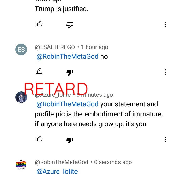 Post from Robin The Meta-God (Google Is Bad)